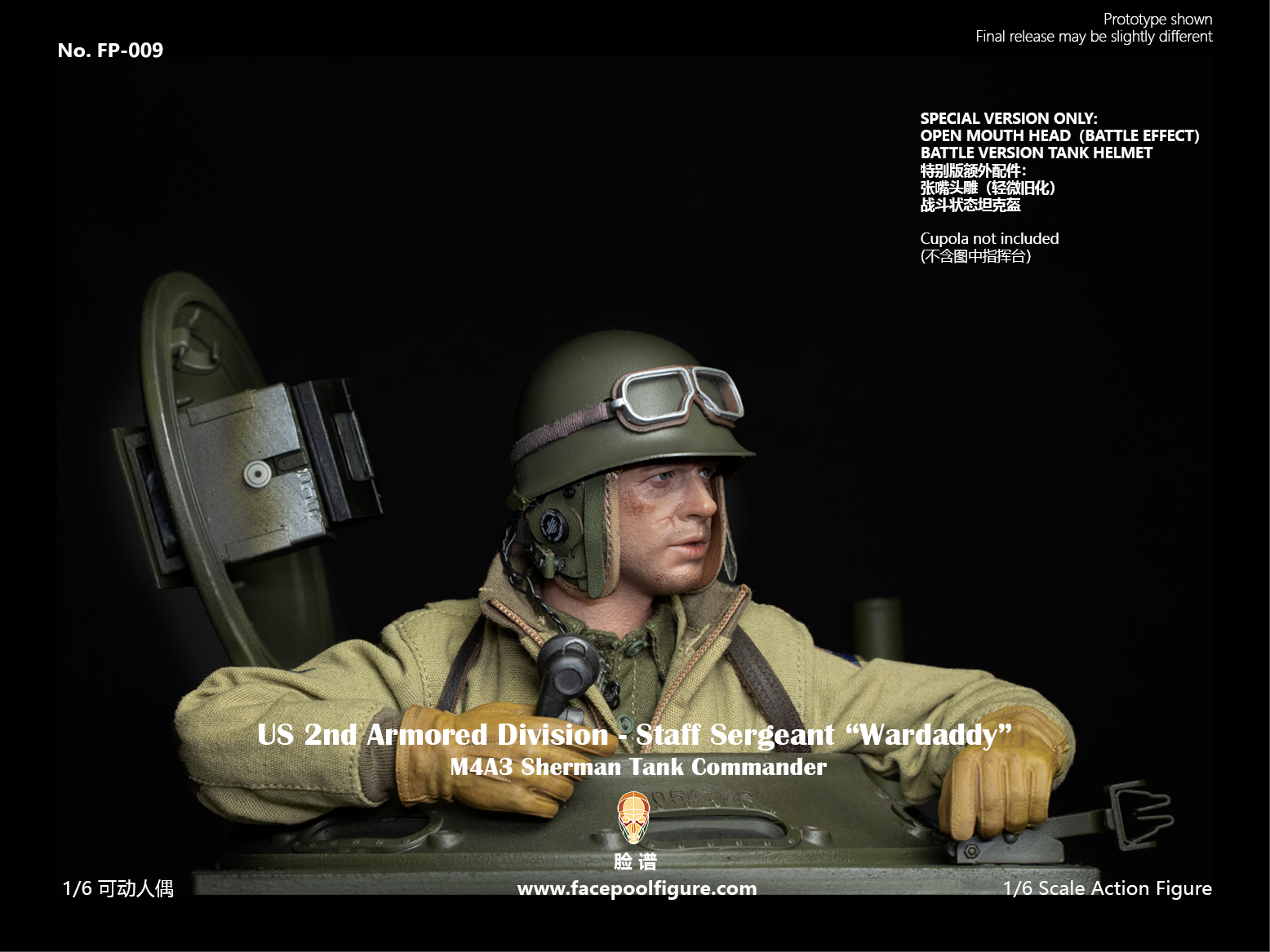 FP009 US 2nd Armored Division – Staff Sergeant Sherman Tank Commander ...